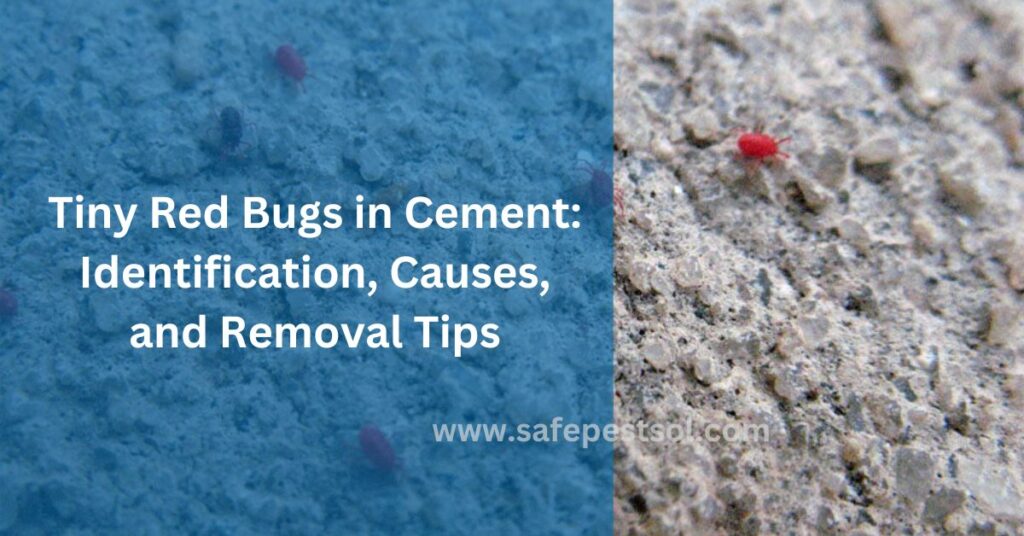 Tiny Red Bugs in Cement: Identification, Causes, and Removal Tips